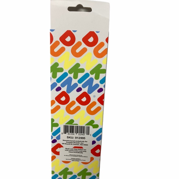 Dunkin Donuts | Dining | Brand New Dunkin Straws Rainbow Colors ...
